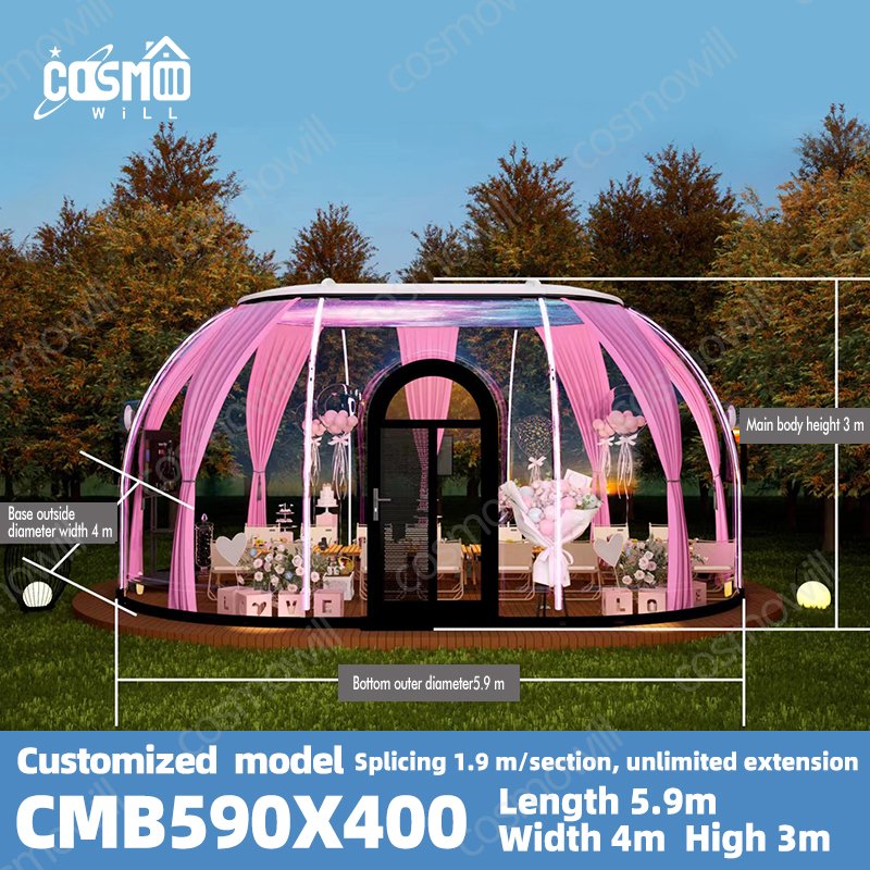 CM-B590X400 Dome Sunroom - cosmowillytinyhomes.com