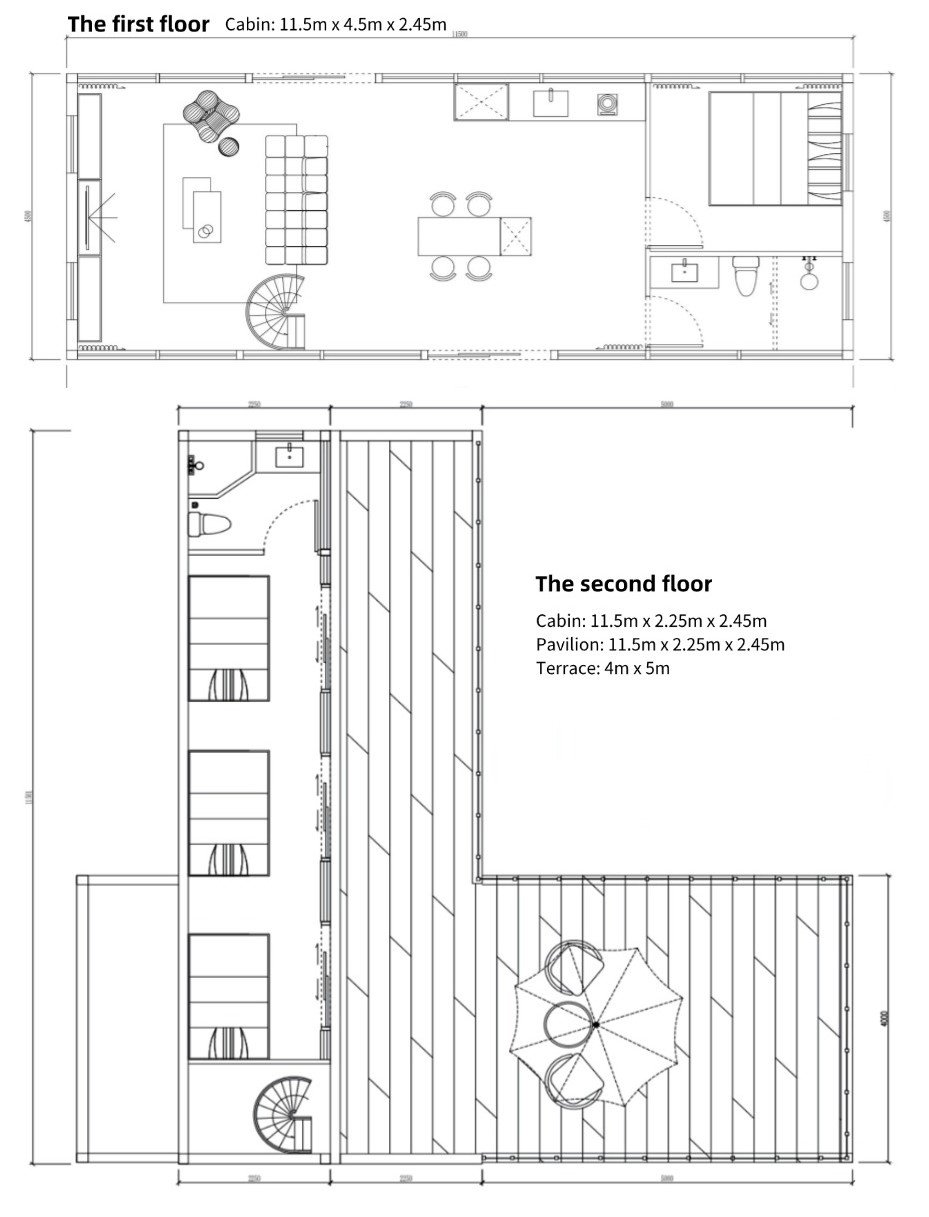 Apple Cabin M1A - cosmowillytinyhomes.com